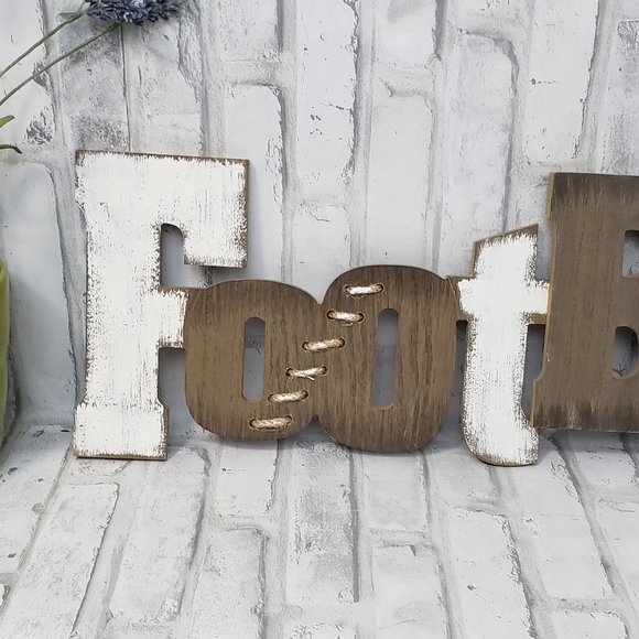 Hobby Lobby | Wall Decor | Football Wood Wall Decor | Poshmark